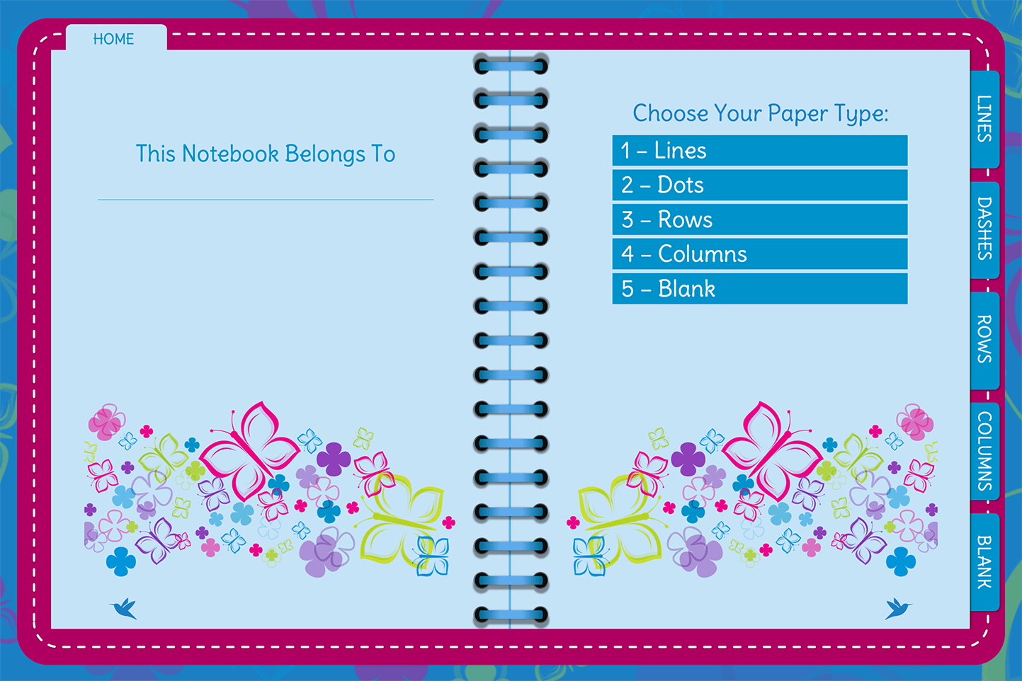 Simple Notes – Butterflies in Flight Journals