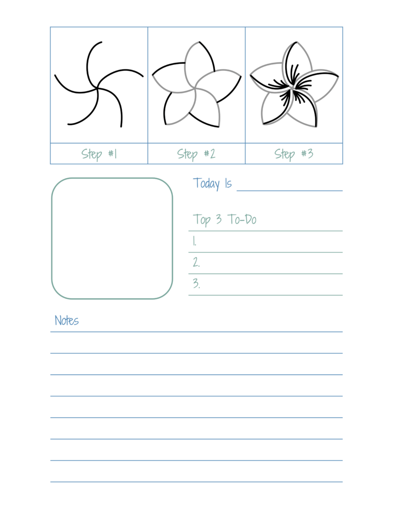 Plan & Doodle Flowers Journals
