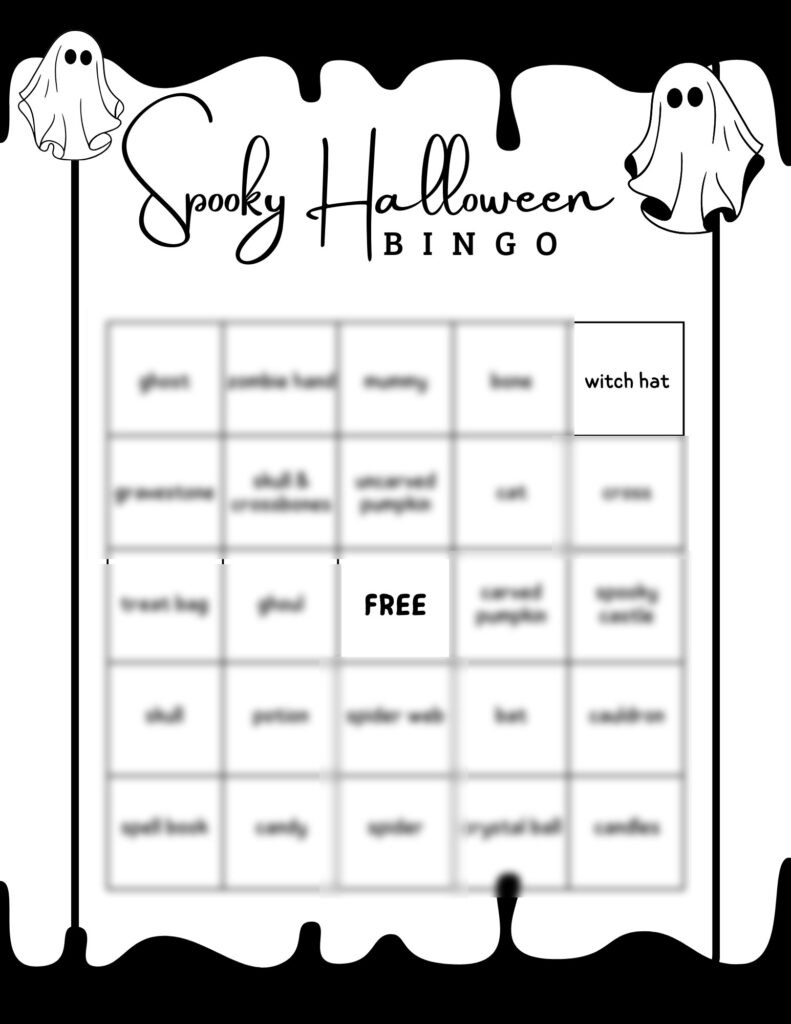 Spooky Halloween Bingo with MRR Graphics – Canva