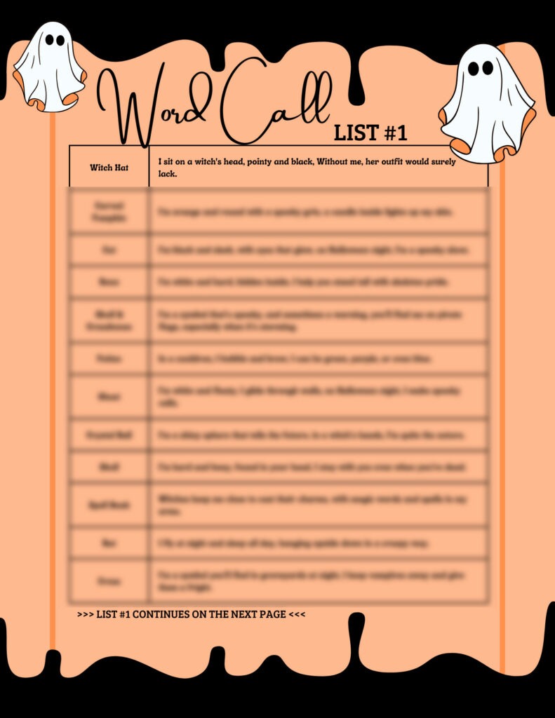 Spooky Halloween Bingo with MRR Graphics – Canva